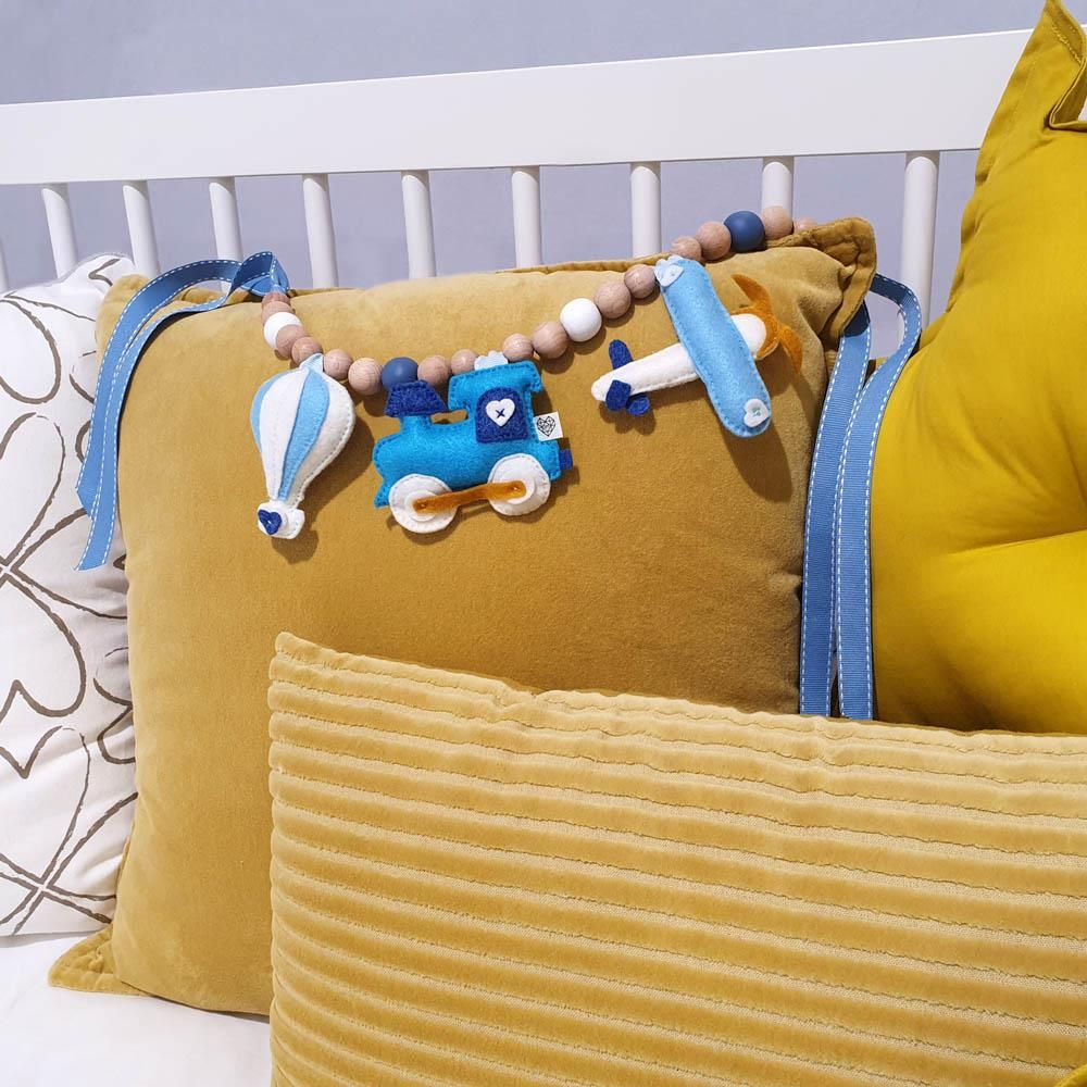 Ruby Melon Heartfelt Cot & Pram Dangles